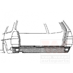 Heckverkleidung für NISSAN Qashqai / Qashqai+2 I (J10, NJ10) 1.6 dCi ...