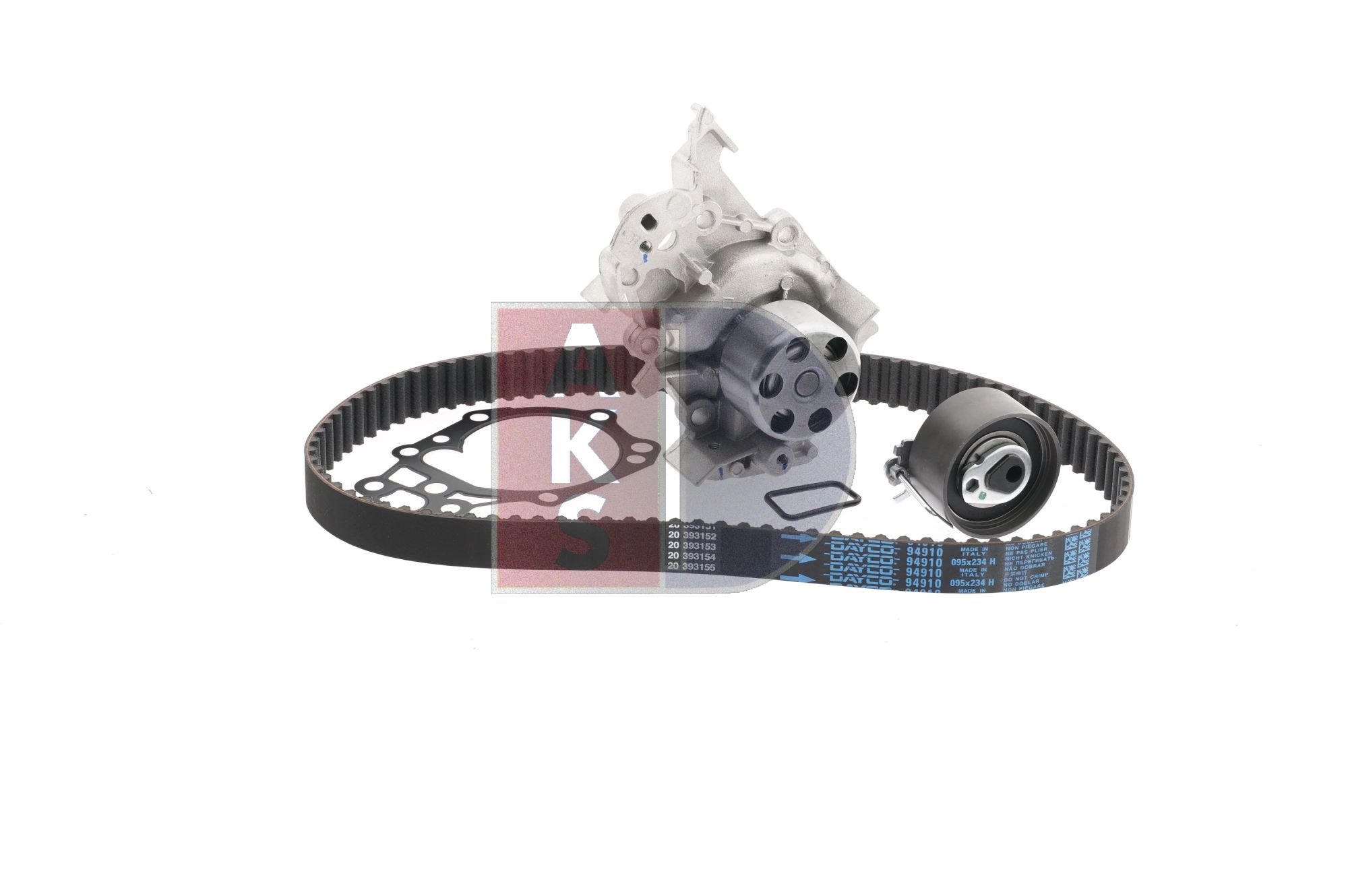 Pompe à eau + kit de distribution pour RENAULT Twingo II 3 portes 1.2 ...